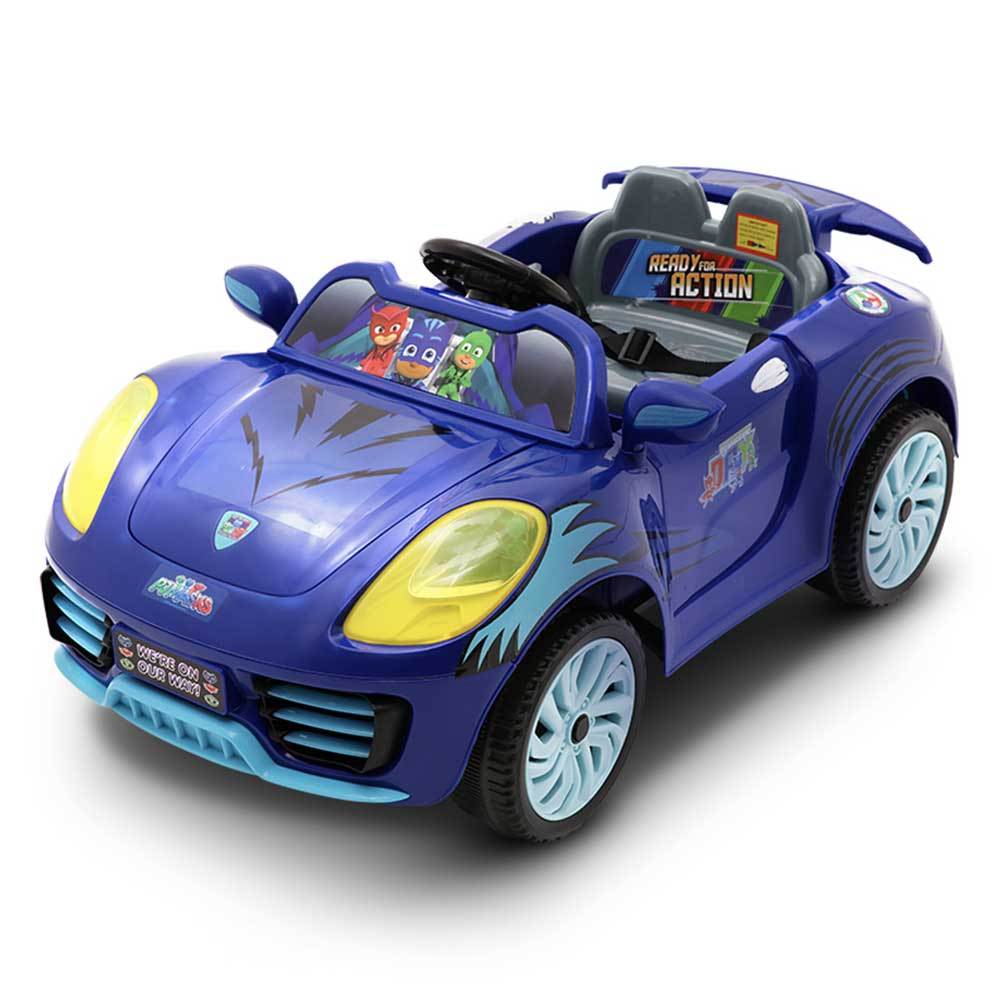 Disney Licensed PJ Masks Kids Ride On Car | Blue — PedalKartsAU