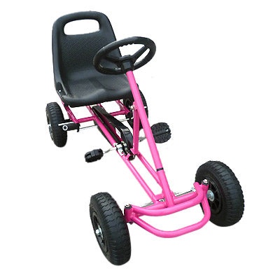 Mighty Racer Premium Kids Pedal Powered Go Kart | Pink — PedalKartsAU