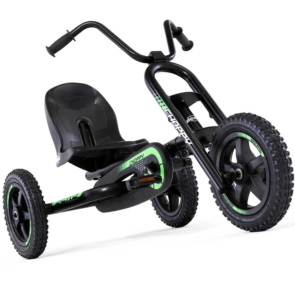 Berg Buddy Choppy Kids Pedal Powered Go Kart | Metallic Black ...