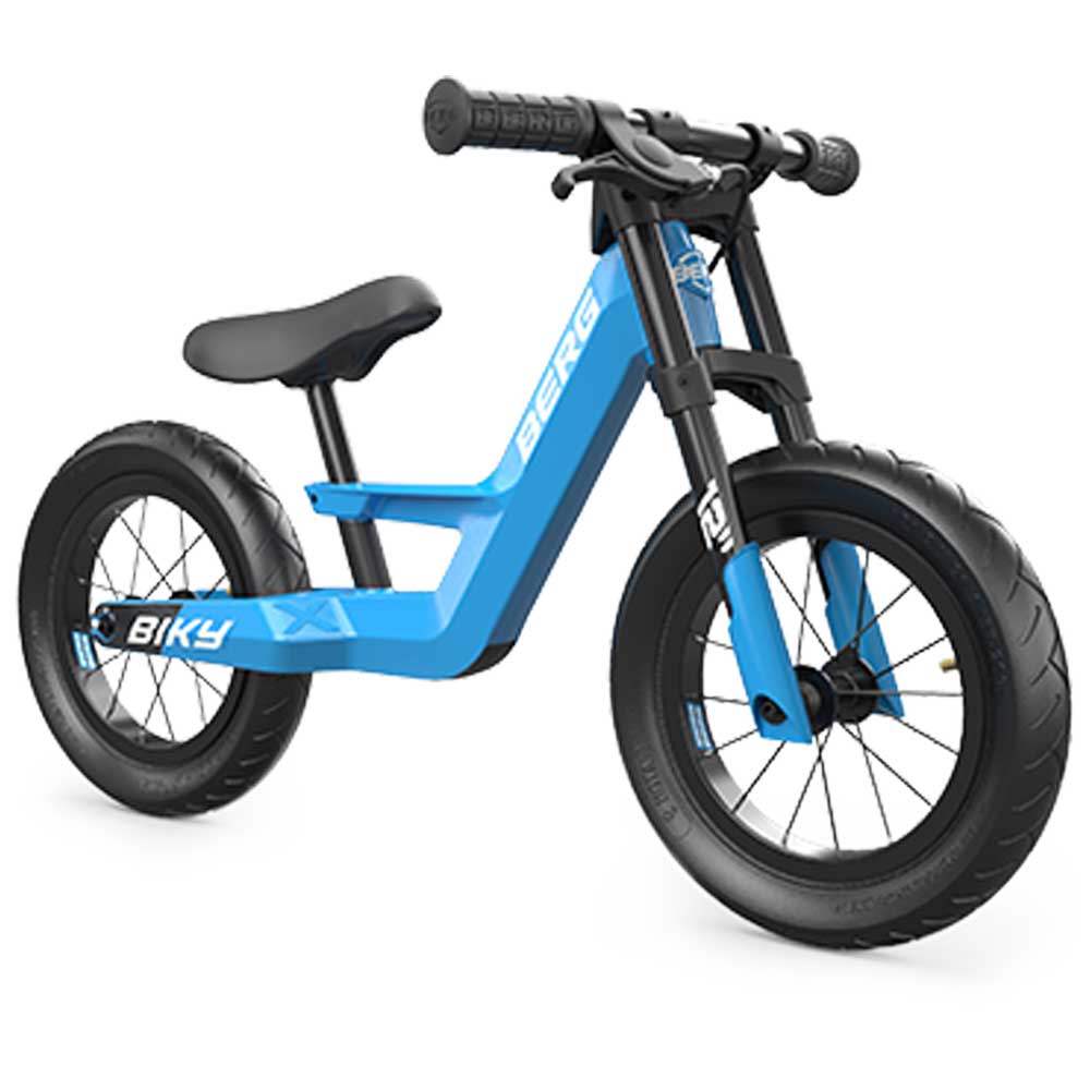 Berg Biky Balance Bike with Handbrake | Racing Sky Blue — PedalKartsAU