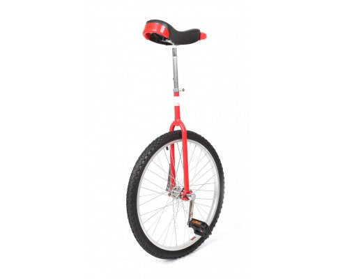 24'' Pro Circus Unicycle Bike | Red — PedalKartsAU